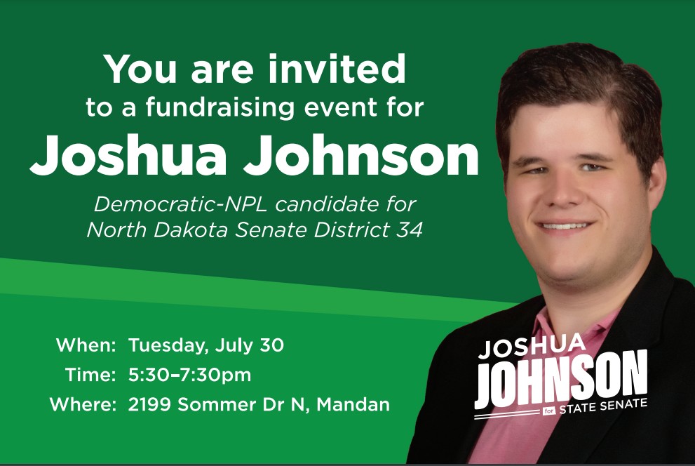 Joshua Johnson Fundraiser Event - Bismarck Mandan Leaders